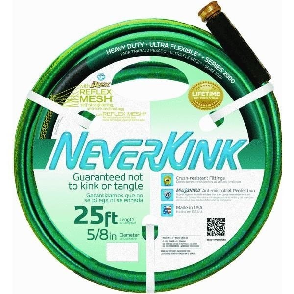 Teknor Apex Neverkink 25' Heavy-Duty Ultra Flexible Garden Hose 8605-25 | Zoro